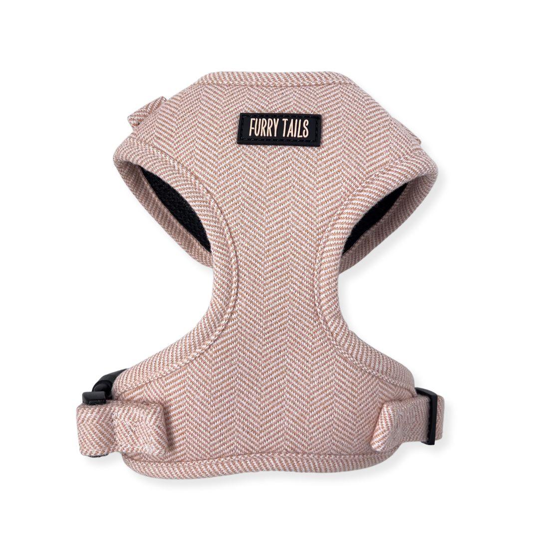 Adjustable Dog Harness - Tweed - Peaches – Furry Tails