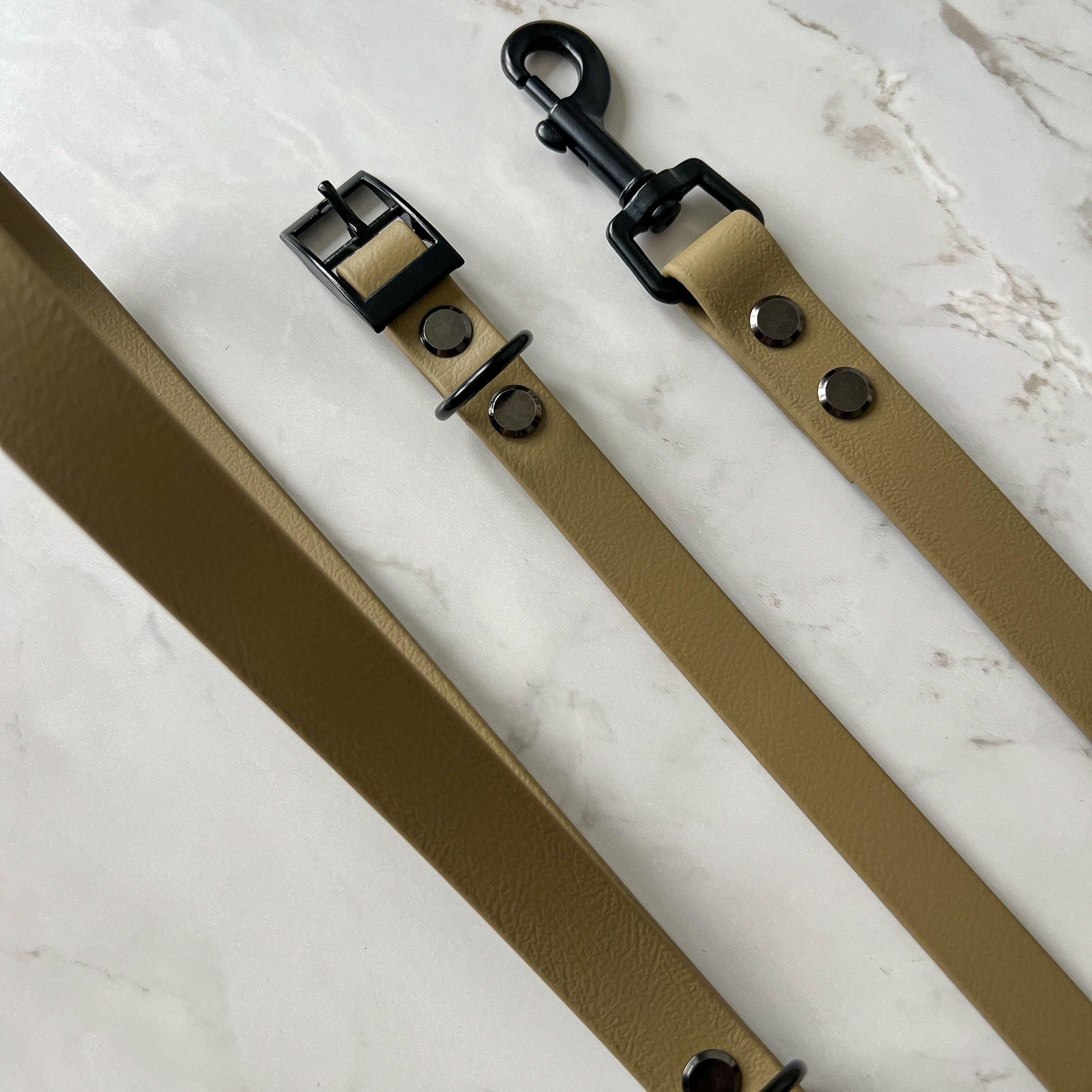 Waterproof Collar + Lead Bundle - Sage – Furry Tails